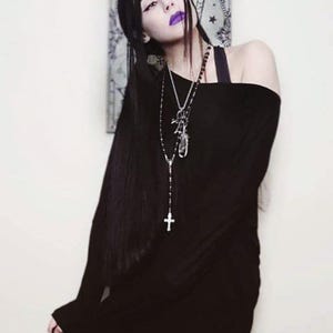 Modern Goth Minimalist Aesthetic Bundle Box Dress Blazer Pants Top ...
