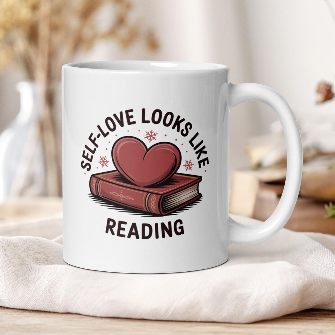Book Lover Mug | Self Love Reading Coffee Cup | Cozy Introvert Gift - Etsy