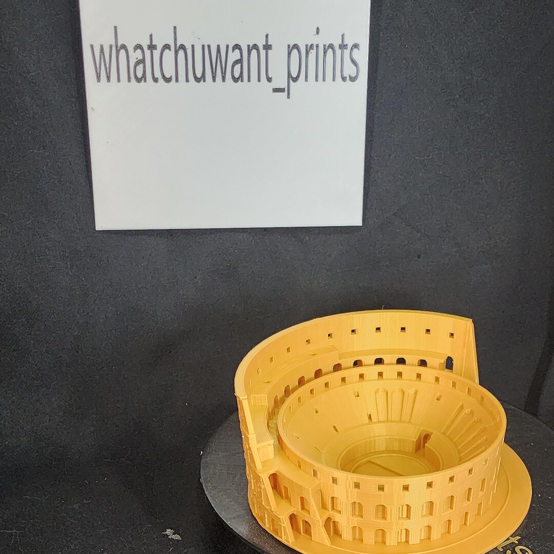 Colosseum Miniature: Simple Roman Architecture Replica - Etsy