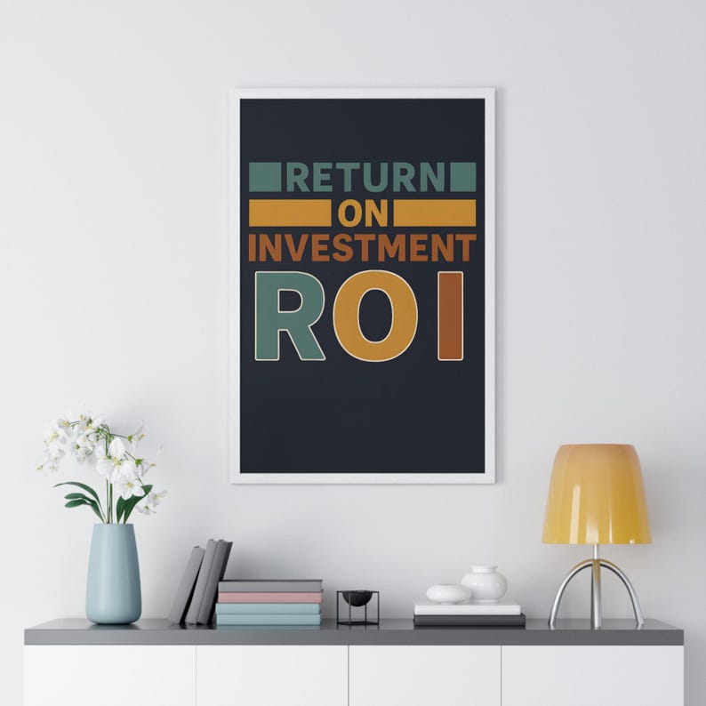 ROI | Return on Investment | Motivational Quote Wall Art | ABC Sales ...