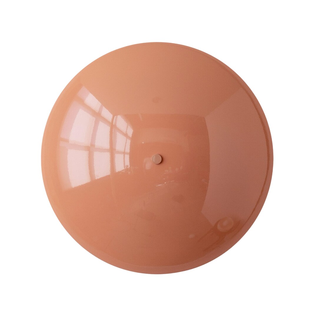 Brass Wall Sconce Terracotta Dome: Modern Mid-century Accent Light - Etsy