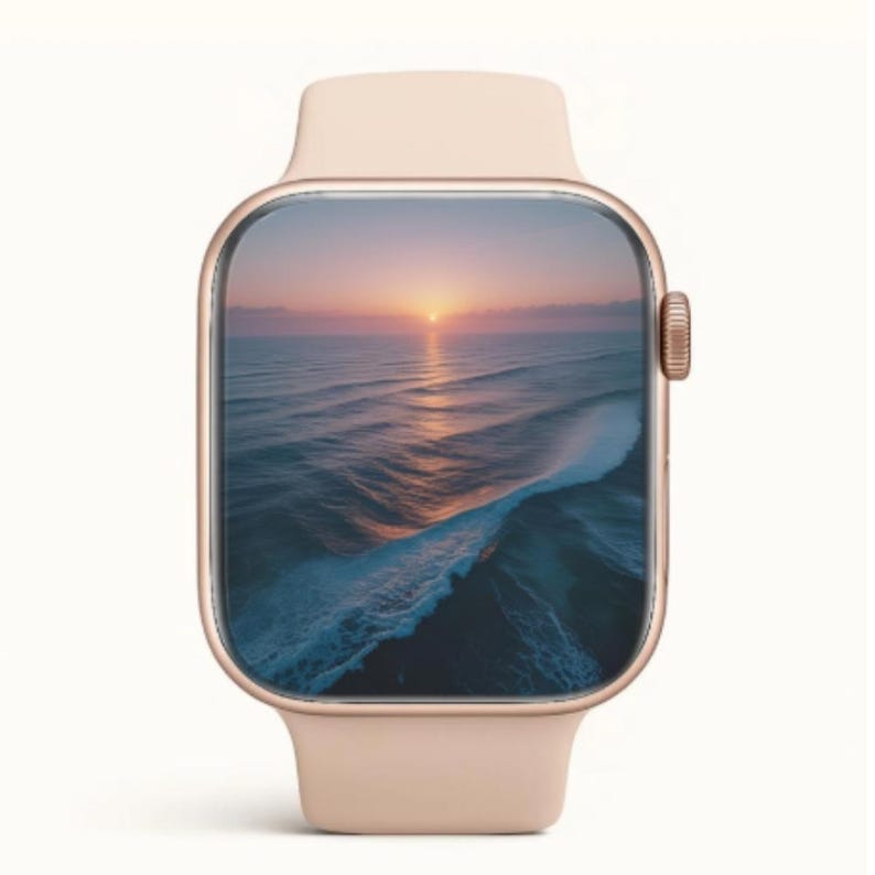 Ocean Drift – Dusk Edition | Serene Seascape Apple Watch Face in Misty ...