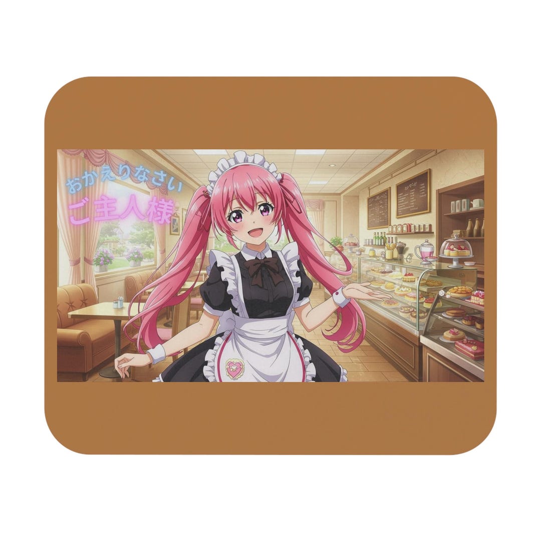 Meido,kawaii,japanese Style,anime-themed Mouse Pad, Cute Maid Mouse Pad ...