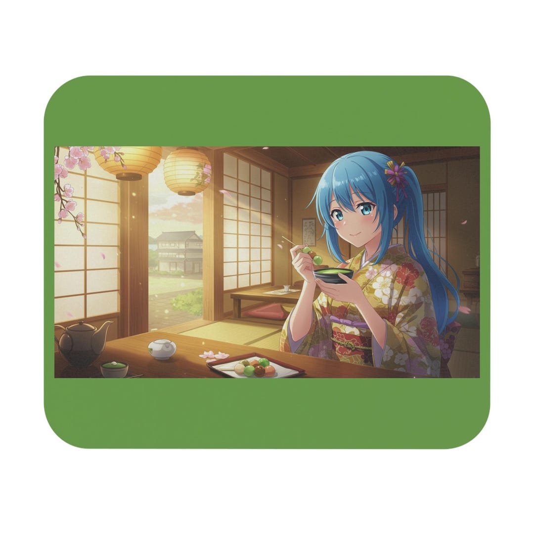 Dango,japanese Style Cafe,kawaii,anime-inspired Mouse Pad, Cute Desk ...