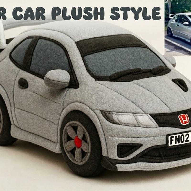 Custom Cars Plush - Etsy