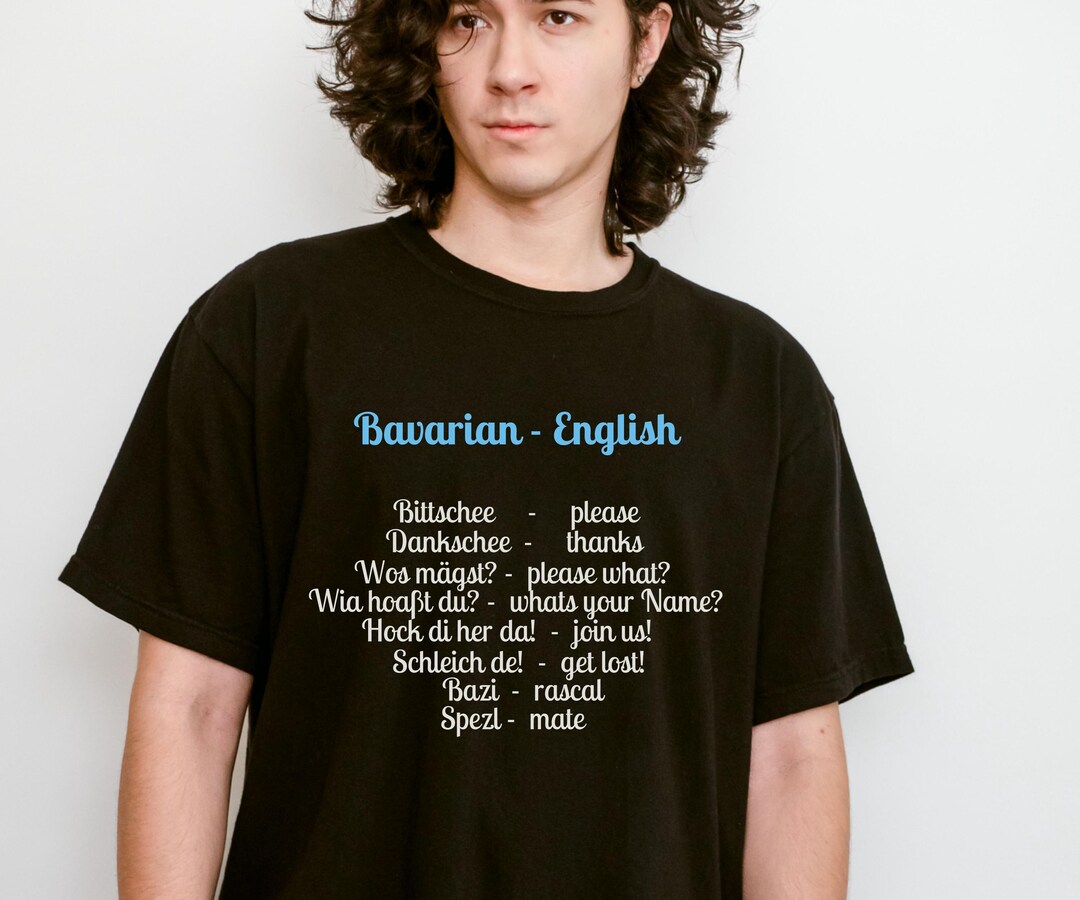 Oktoberfest Bavarian-english Translation T-shirt – Funny German Beer ...