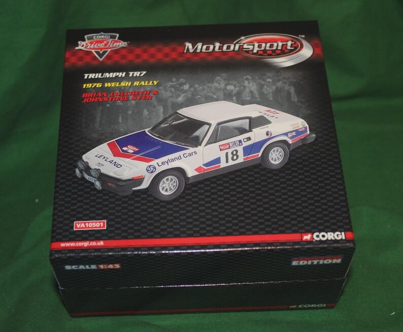 Corgi Motorsport TRIUMPH TR7 1976 WELSH RALLY 1/43 #VA10501 - Etsy
