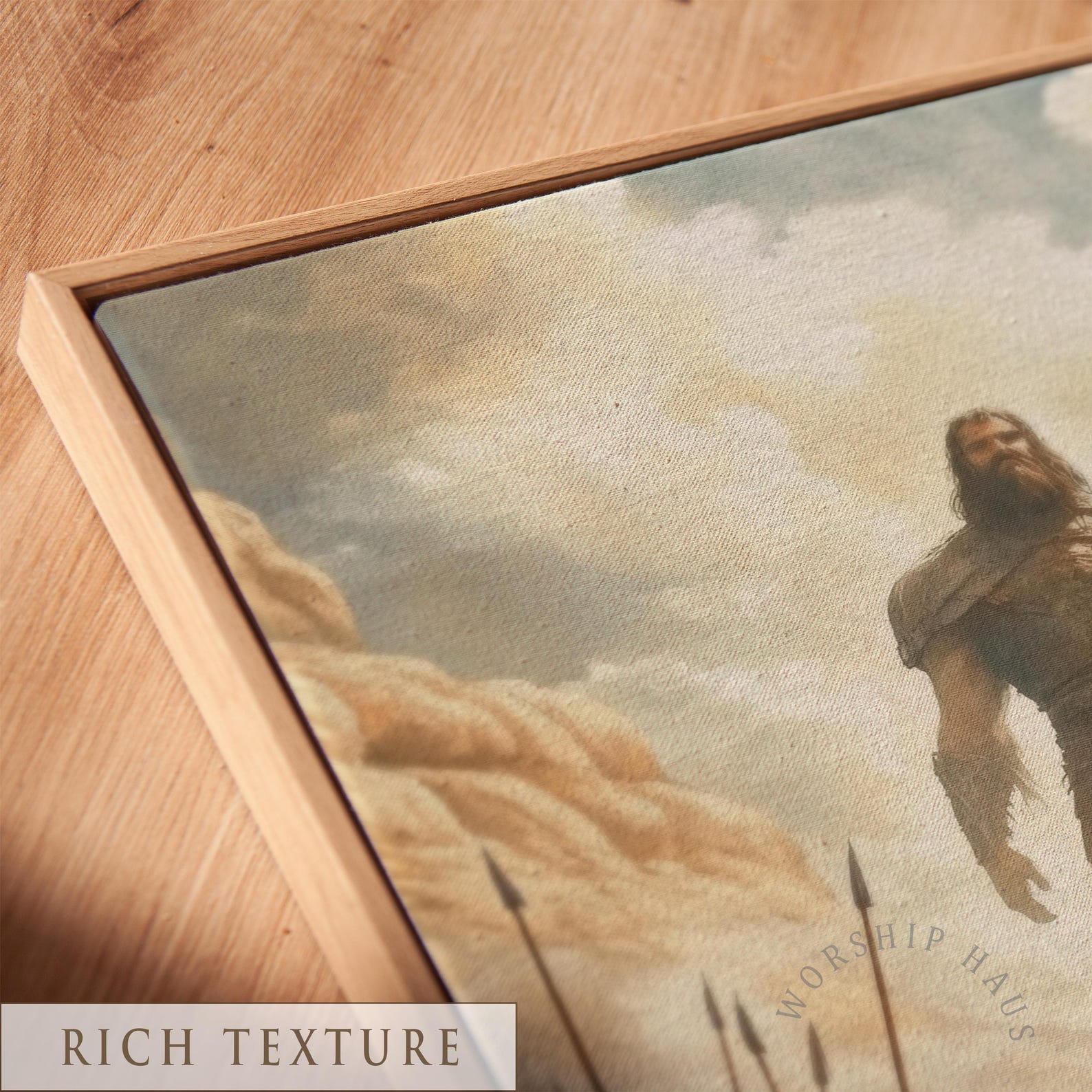 David and Goliath Bible Story Art Christian Wall Poster Powerful ...