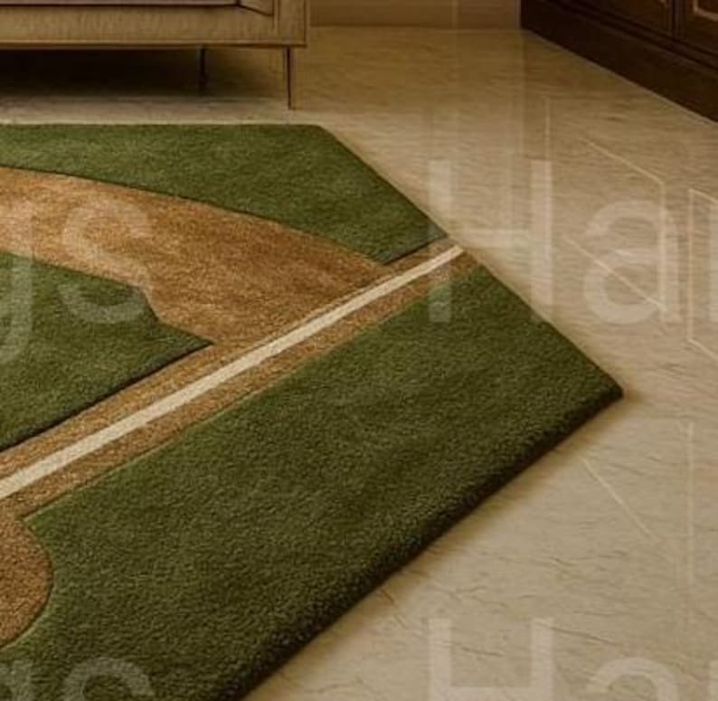 Baseball Field Rug: Sports Theme Decor for Playroom - Etsy