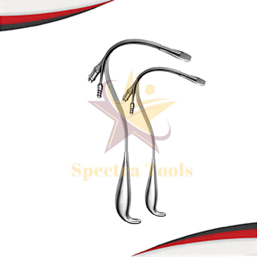 Harrington Style Retractor With Fiber Optic – Heart Design Tool for ...