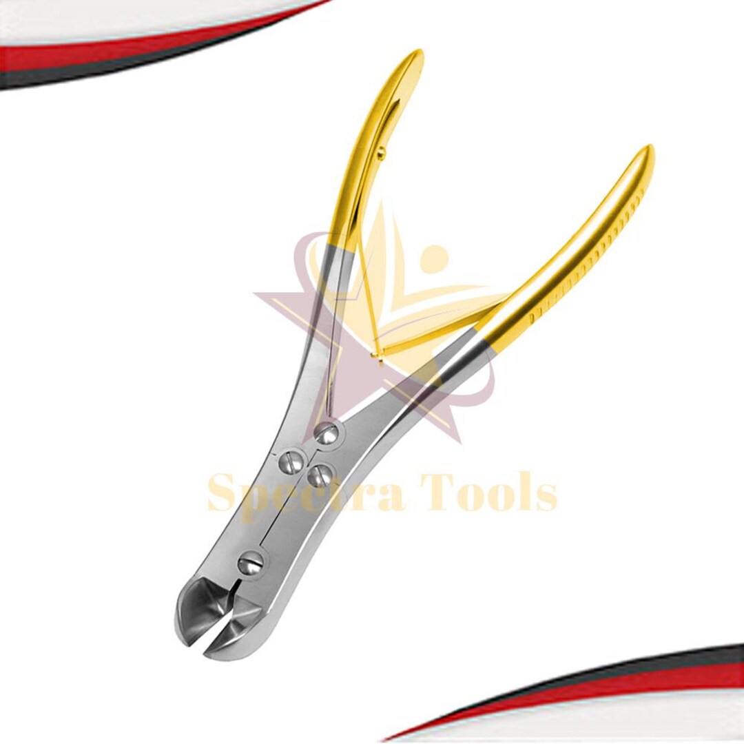 TC Style Wire Cutter – 18cm Curved Jaw, Double Action Tool for Display ...