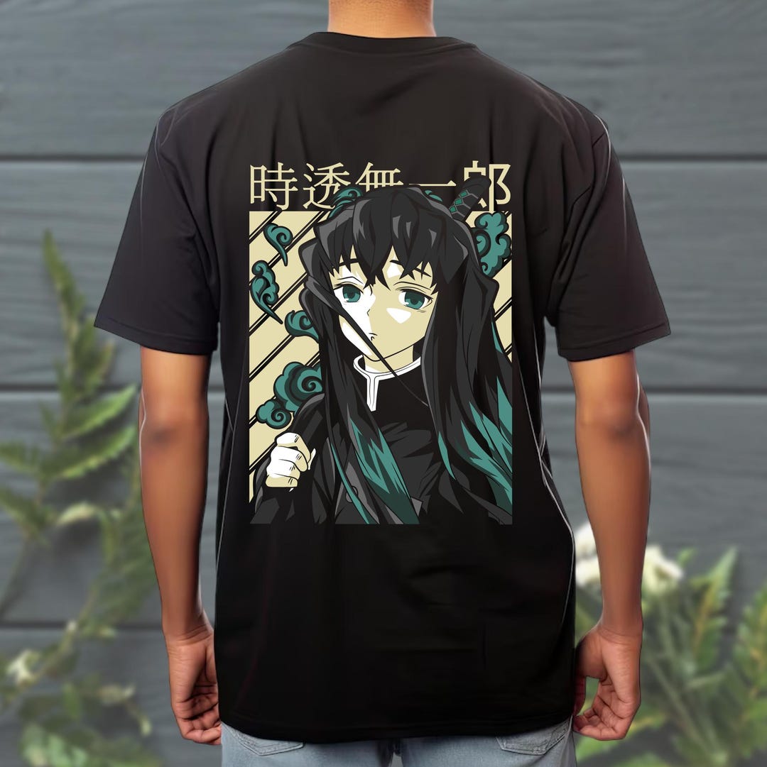 Muichiro Tokito T-shirt | Demon Slayer Anime Tee | Kimetsu No Yaiba ...
