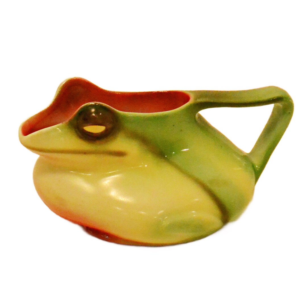 Royal Bayreuth Frog Figural Creamer, Antique Porcelain Creamer ...