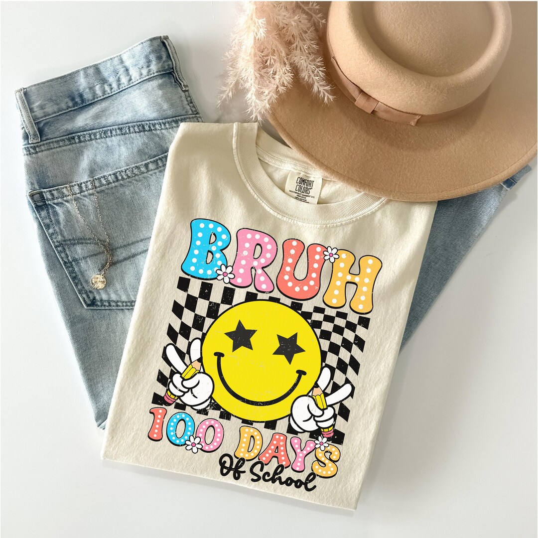 Comfort Colors® 100 Days of School Vibes Shirt, 100th Day of School ...