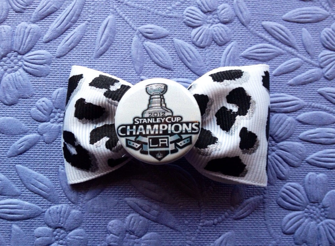 Los Angeles Kings Stanley Cup Leopard Print Hair Bow - Etsy