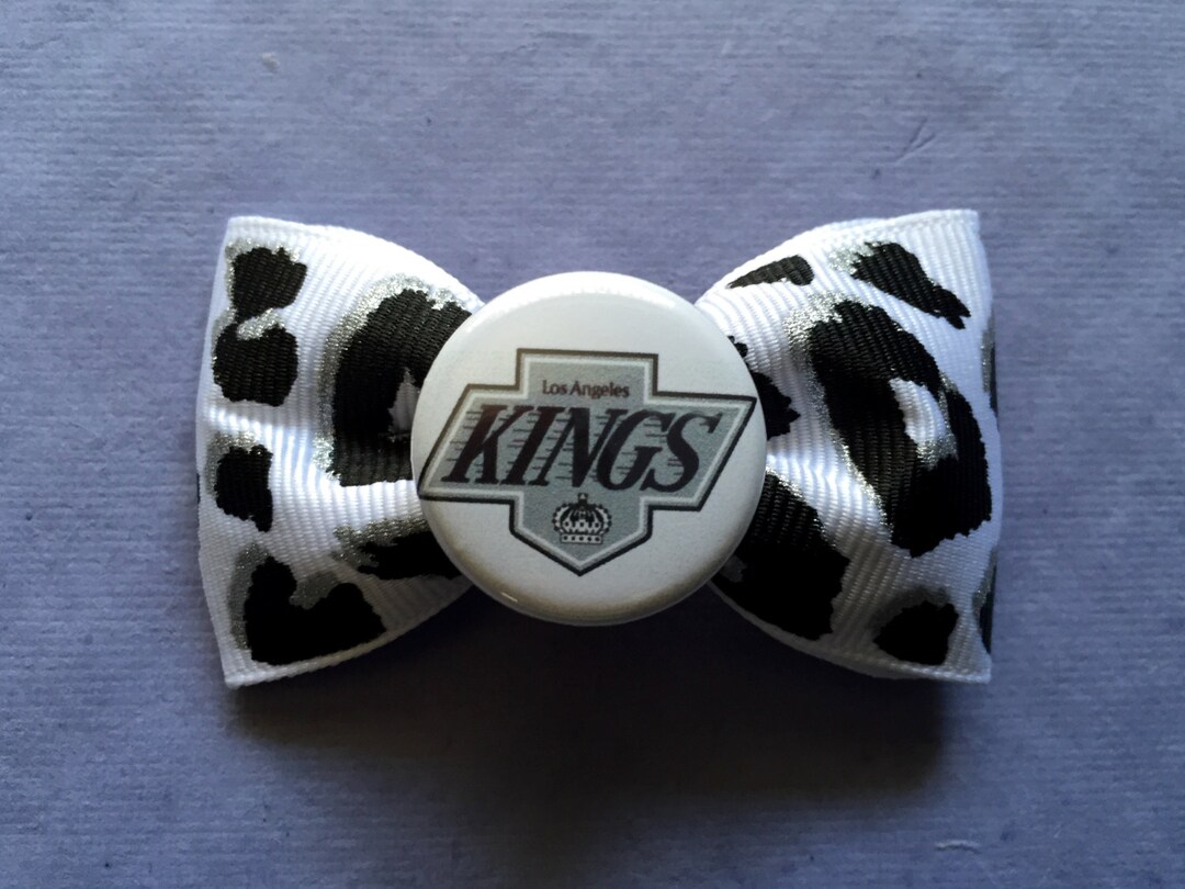 Vintage Era LOS ANGELES KINGS Logo Leopard Print Hair Bow - Etsy