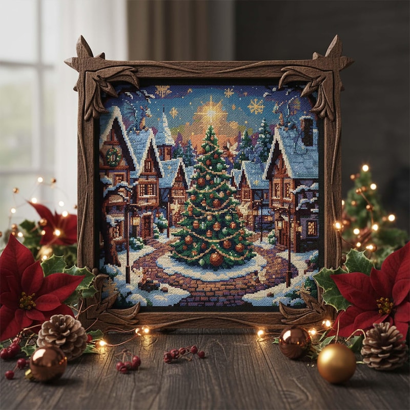 Cross Stitch Kits Snow - Etsy UK