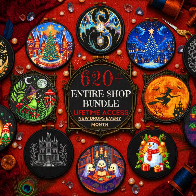 Funny Gothic Cross Stitch - Etsy