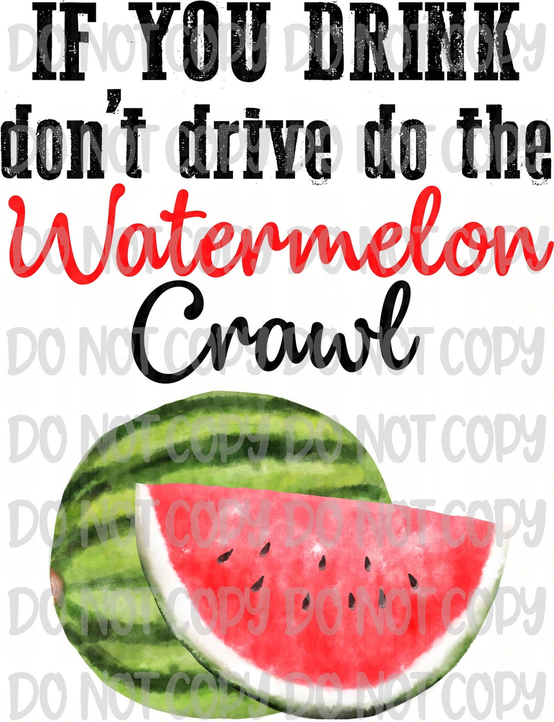 Watermelon Crawl Sublimation PNG - Instant Download - Etsy