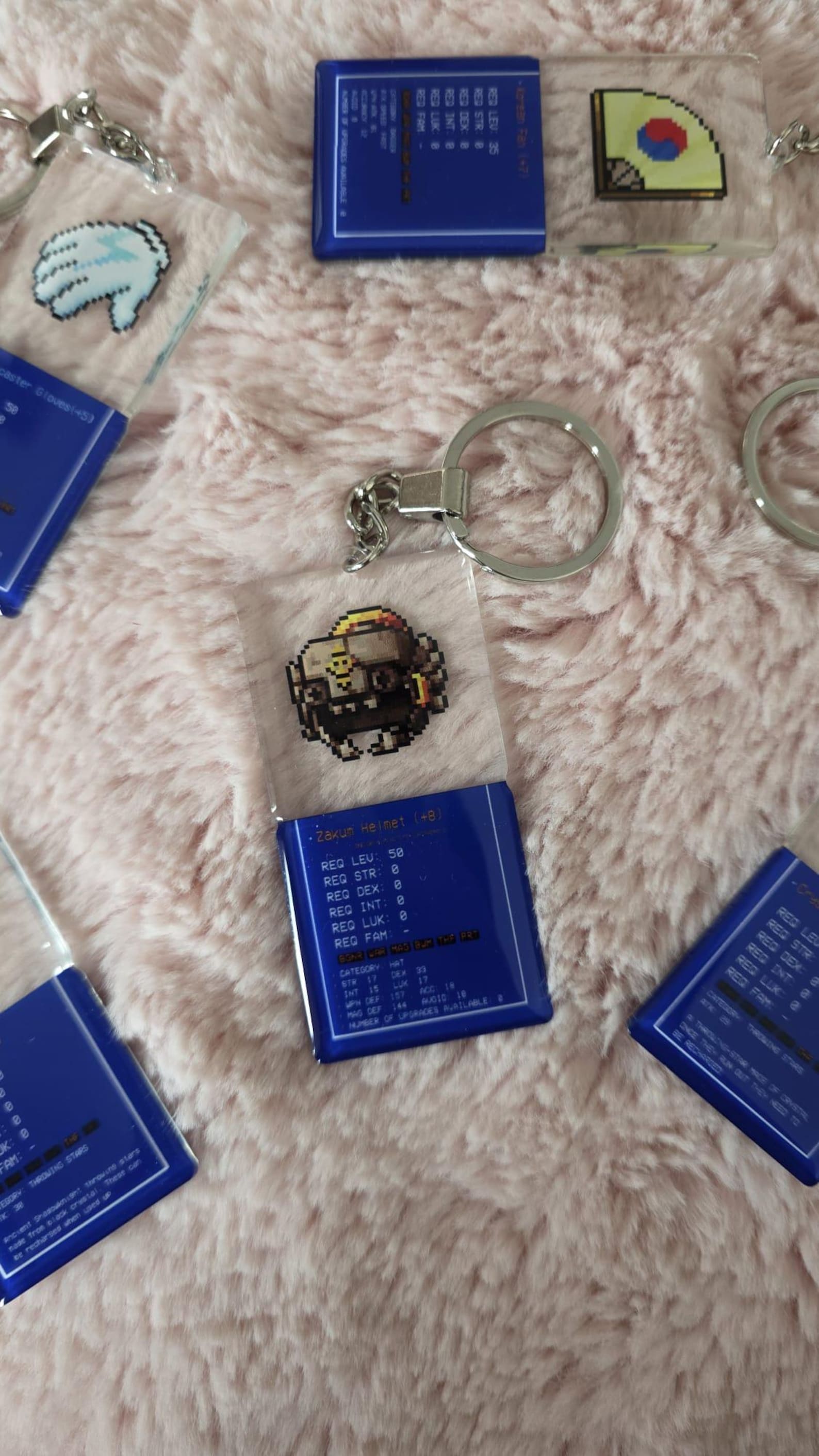 Maplestory Items Keychain Double-sided Acrylic Charm - Etsy