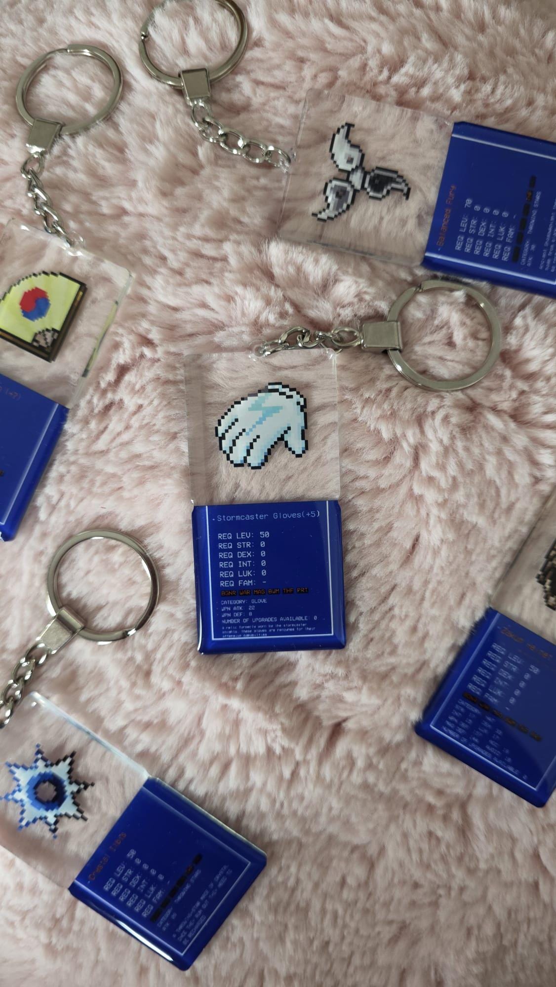 Maplestory Items Keychain Double-sided Acrylic Charm - Etsy