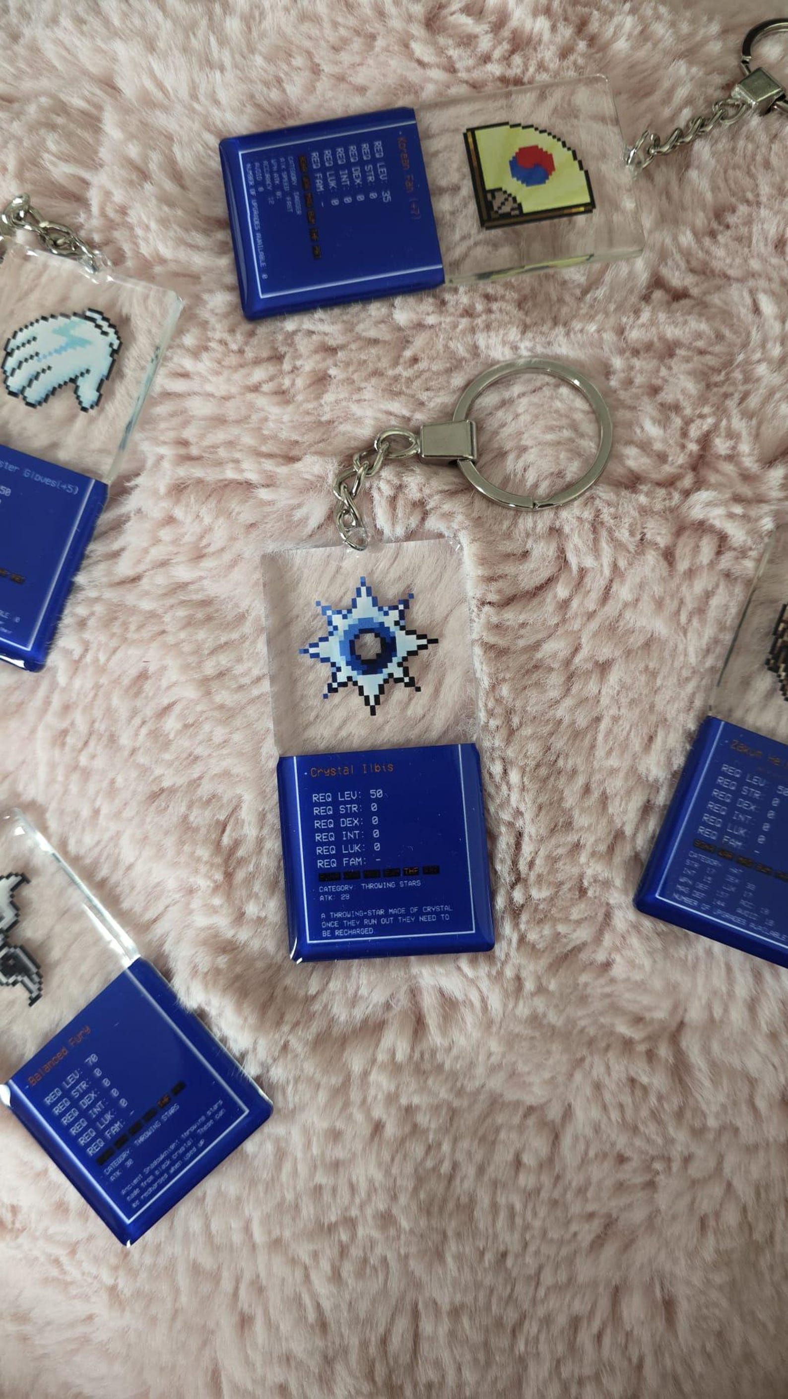 Maplestory Items Keychain Double-sided Acrylic Charm - Etsy
