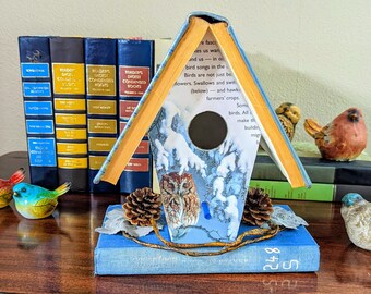 Birdhouse Made From Book - Etsy
