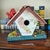 Floral Themed "bookshelf Birdhouse" Made With Readers Digest Condensed ...