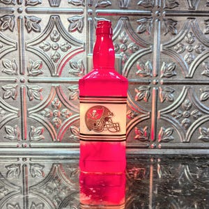 Tampa Bay Buccaneers Liquor Bottle Light, Game Room Decor, Man Cave ...