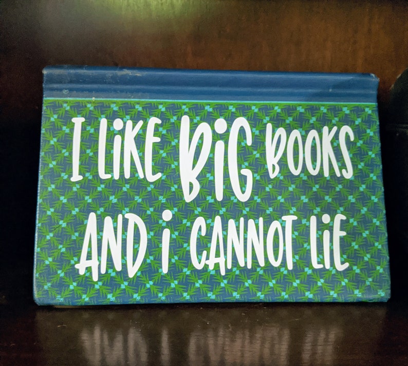 Vintage Book Sign: "i Like Big Books", Library Classroom Decor - Etsy