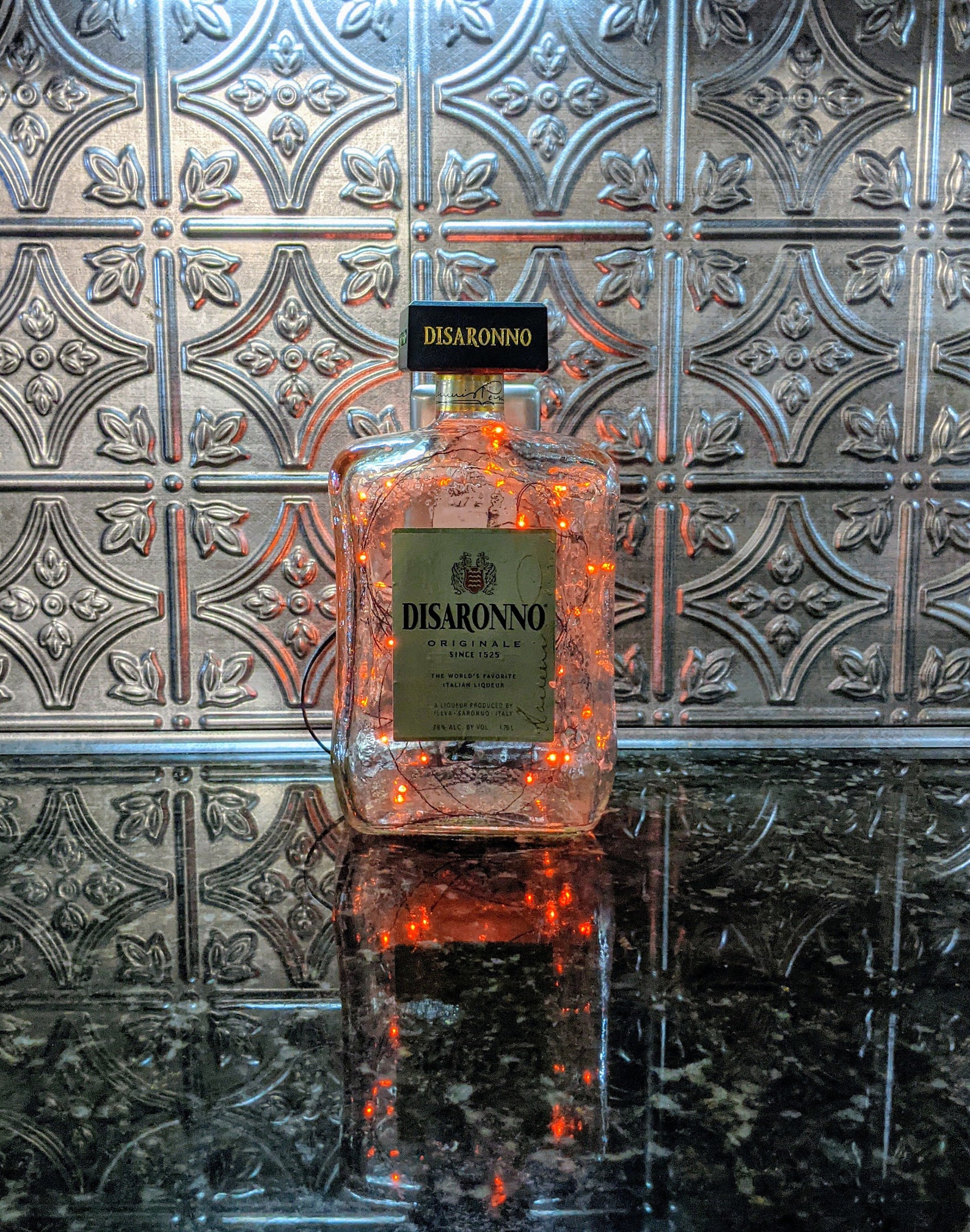 Disaronno Liquor Bottle Light, Bar Game Room Man Cave Decor - Etsy