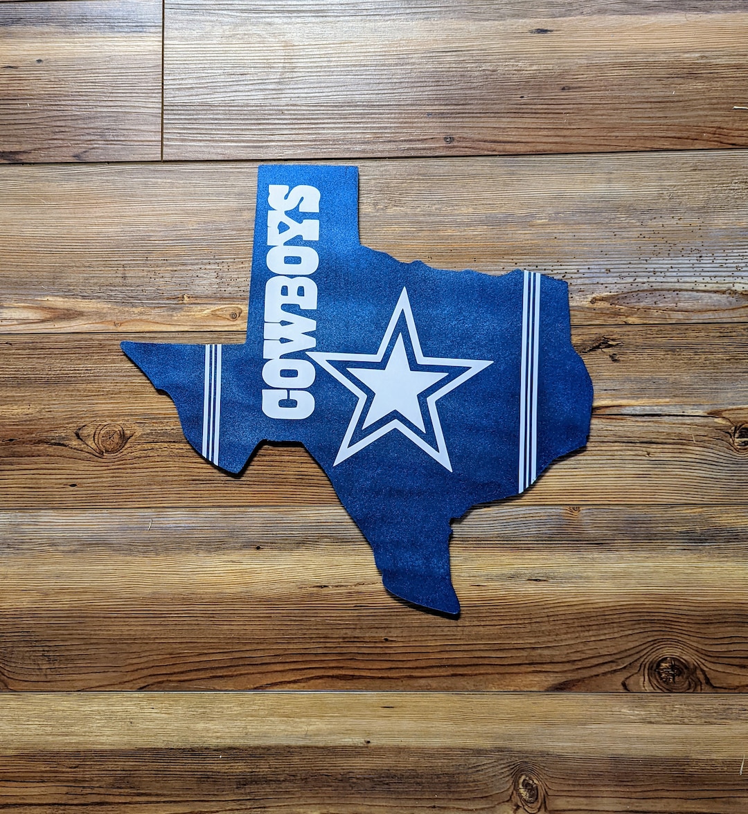 Rustic 15 Texas Shaped Sign, Dallas Cowboys Sign, Go Cowboys - Etsy