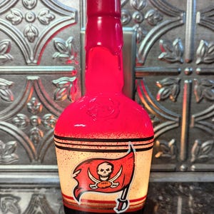 Tampa Bay Buccaneers Liquor Bottle Light, Bar Man Cave Decor ...