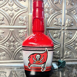 Tampa Bay Buccaneers Liquor Bottle Light, Game Room Decor, Man Cave ...