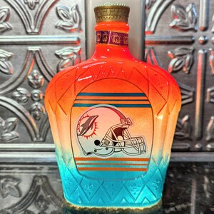Miami Dolphins Liquor Bottle Light, Dolphins Light, Dolphins Lamp, Game ...