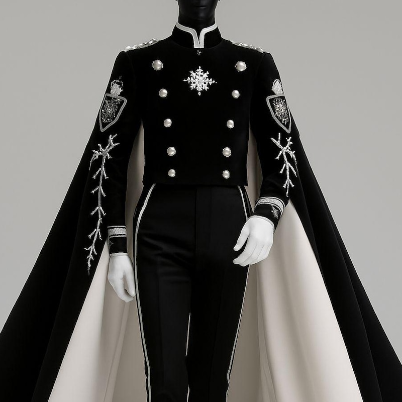 Black Royal Suit Cape - Etsy