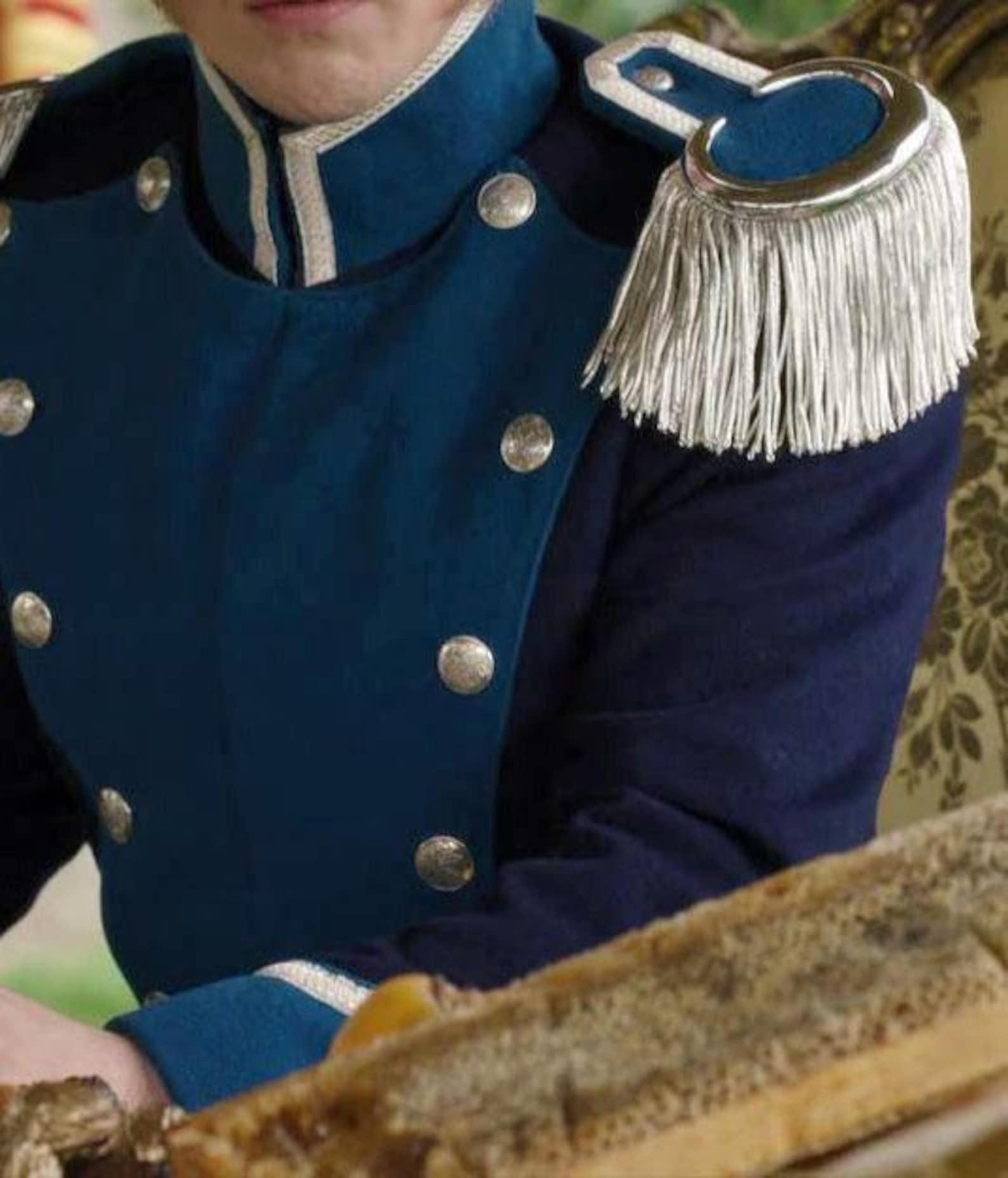 Custom Royal Blue Military Dress Uniform Men Regency Era Inspired ...