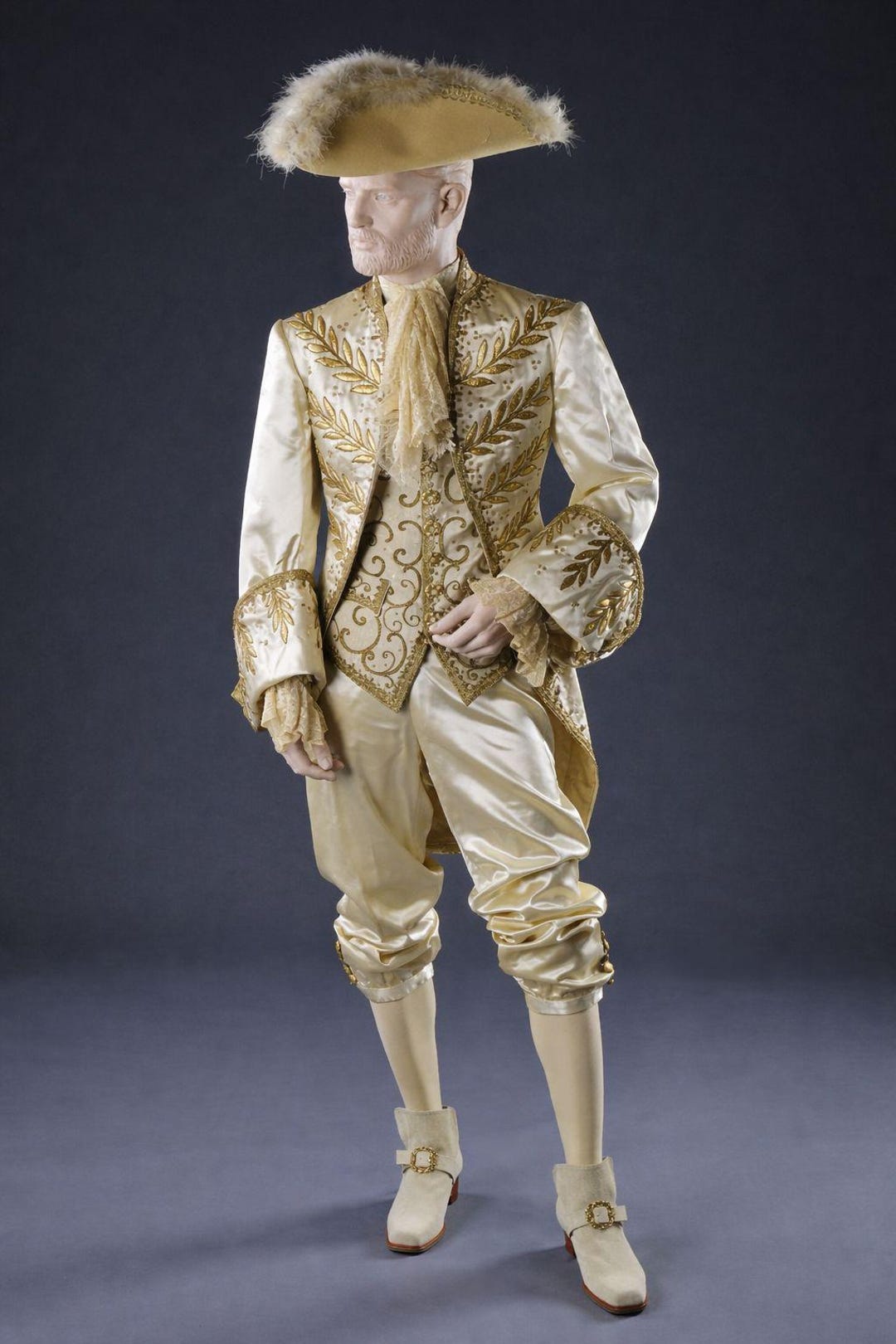 Ivory Gold Rococo Men’s Suit | 18th Century Baroque Outfit | Aristocrat ...
