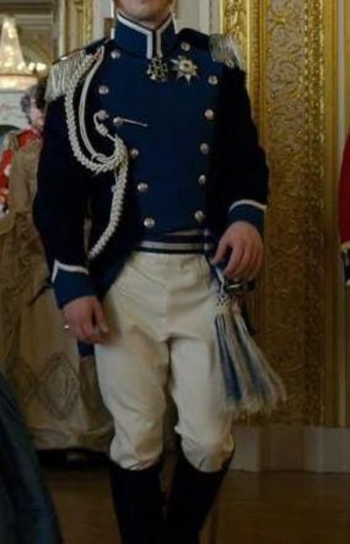 Custom Royal Blue Military Dress Uniform Men Regency Era Inspired ...