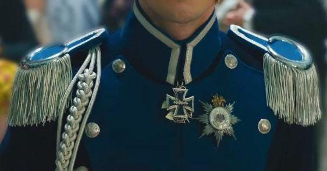 Custom Royal Blue Military Dress Uniform Men Regency Era Inspired ...