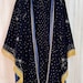 Custom Starry Night Cloak Golden Embroidery Velvet Cape Celestial ...