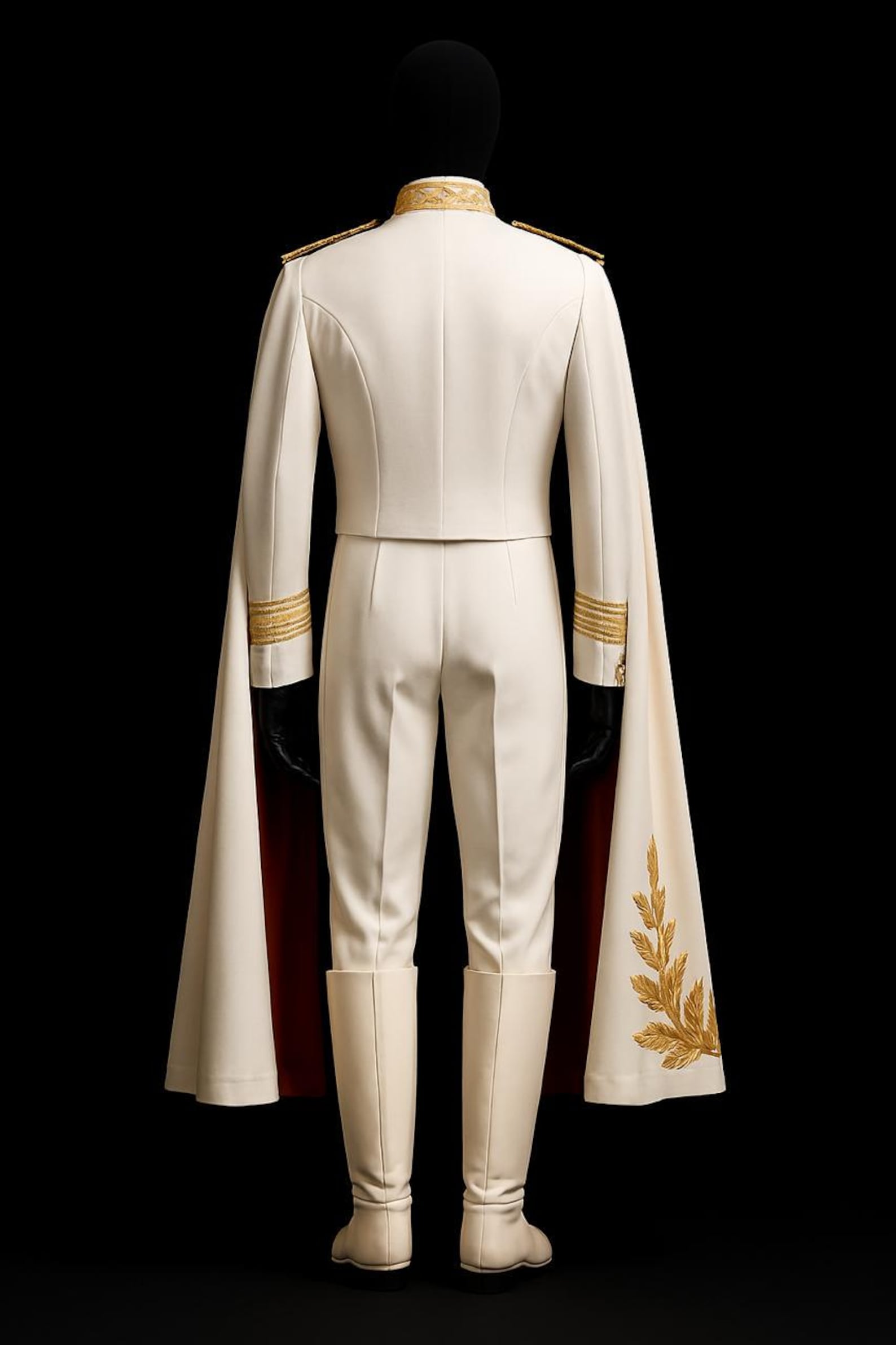 White Military-style Prince Costume Cape 18th Century Royal Prince ...