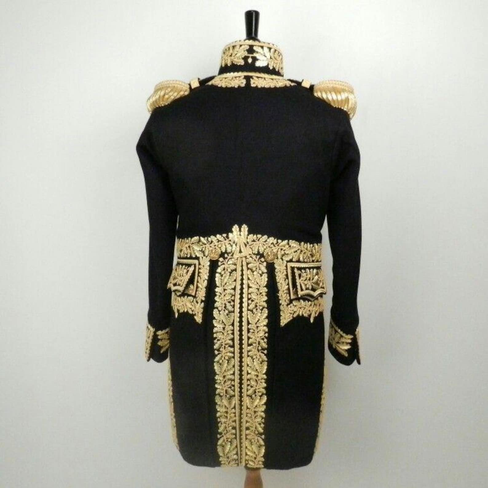 Custom 19th Century French Diplomatic Military Dress Black Tailcoat ...