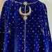 Custom Starry Night Cloak Golden Embroidery Velvet Cape Celestial ...