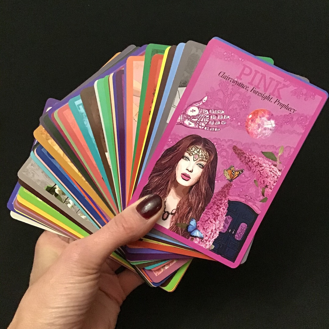 Colour Goddess Casting Cards - 2nd Edition - Self-published Oracle Deck ...