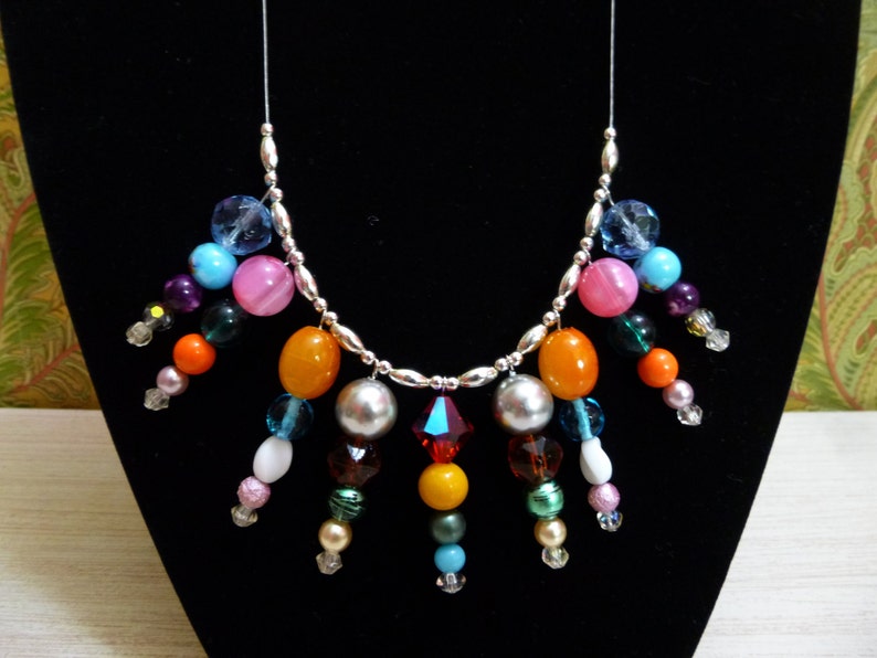 OOAK Carnival Beads Collier Collier &Boucle doreille Ensemble - Etsy France
