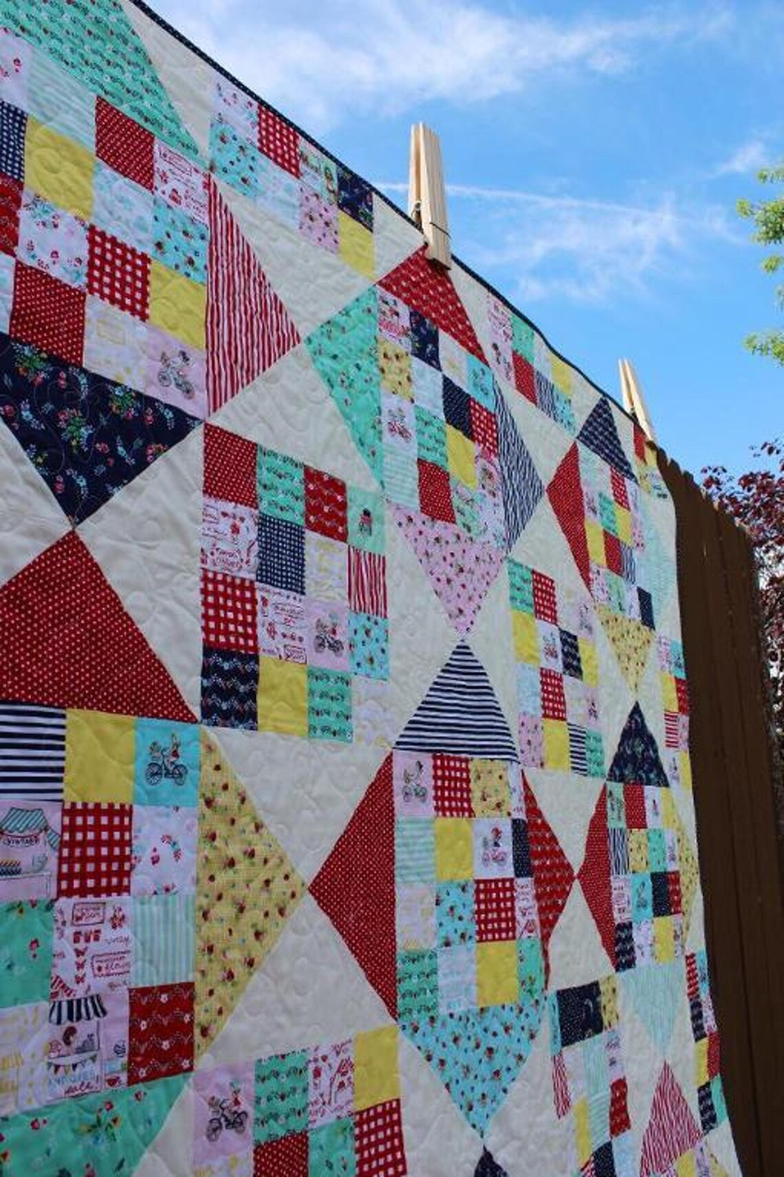 Four Squared Quilt Pattern - Etsy