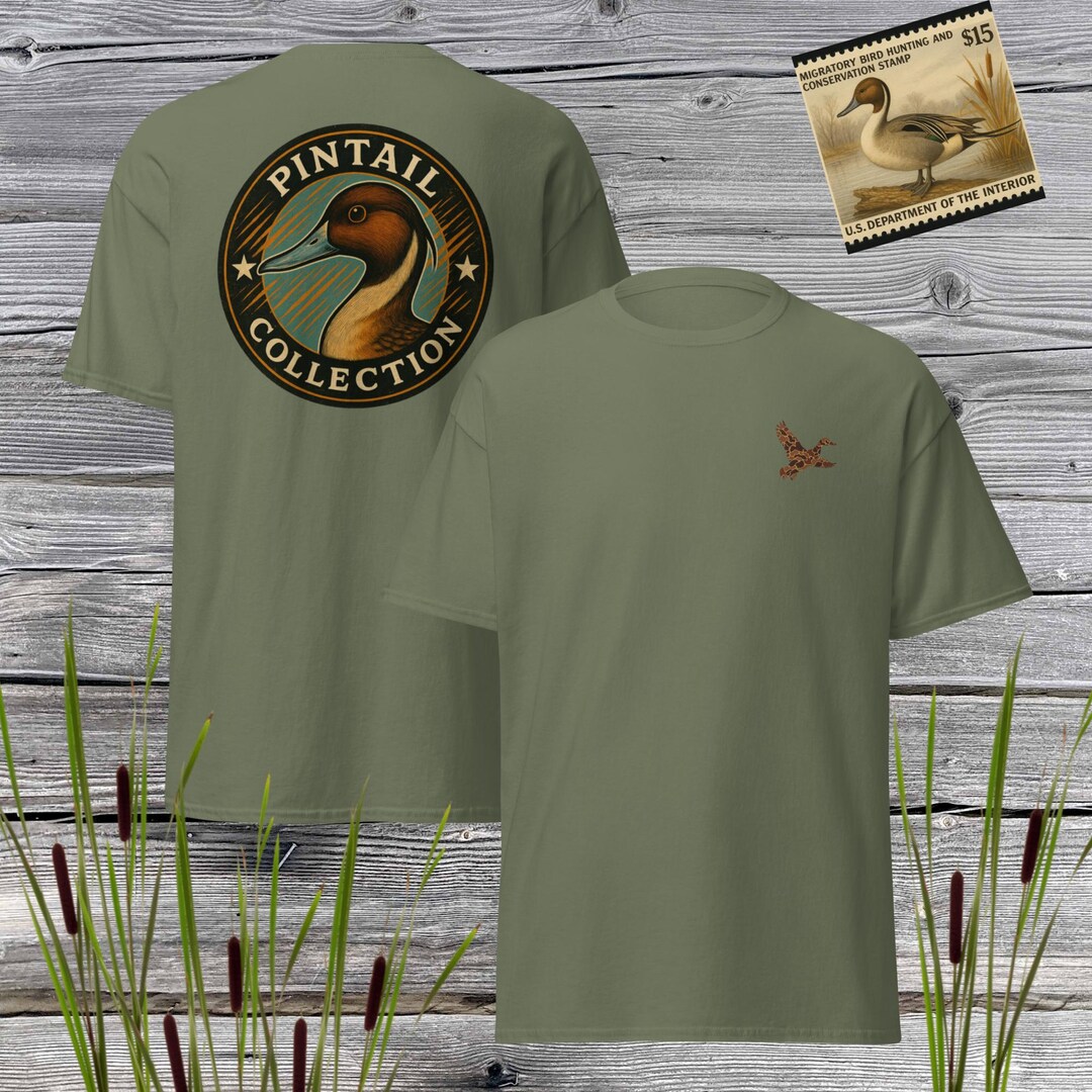 Pintail Collection T-shirt – Waterfowl Hunting Graphic Tee - Etsy
