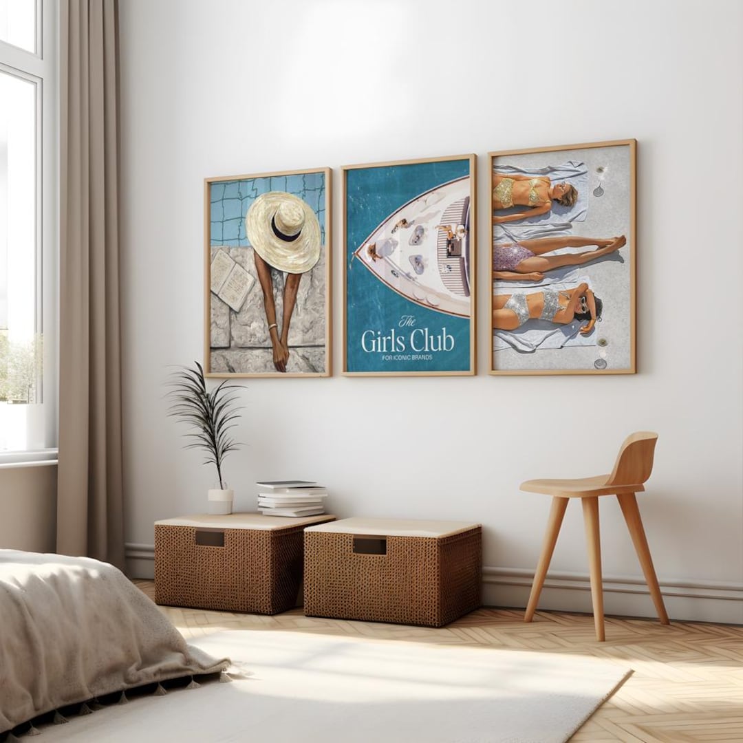 Girls Club Poster Set - Old Money Summer Luxury Lifestyle Feminine ...