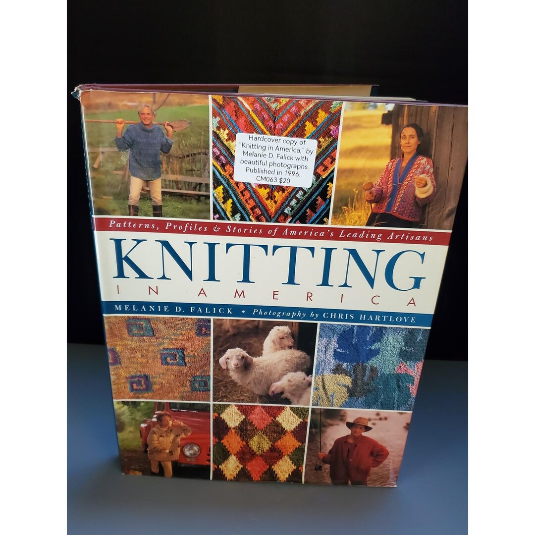 Knitting in America Book Melanie Falick 1996 Patterns Profiles Stories ...